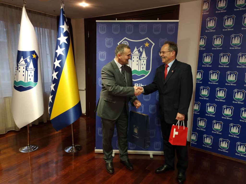 Ambasador Švicarske u BiH Daniel Hunn posjetio Grad Bihać